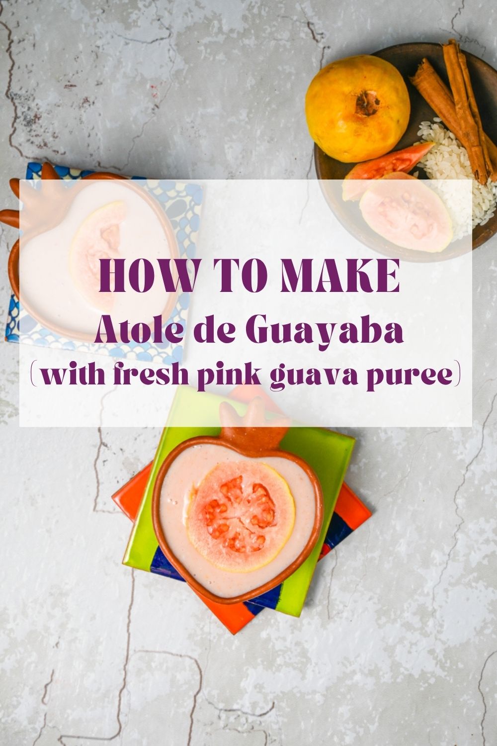 How to Make Atole de Guayaba con Maizena (Pink Guava Atole)