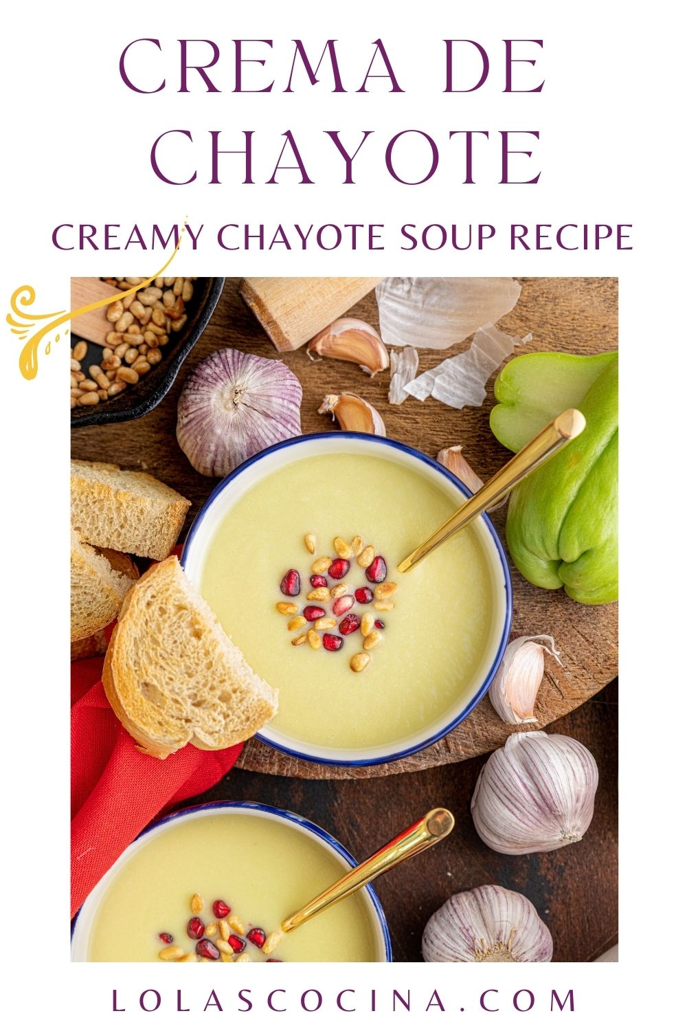 BEST Crema de Chayote (Creamy Chayote Soup)