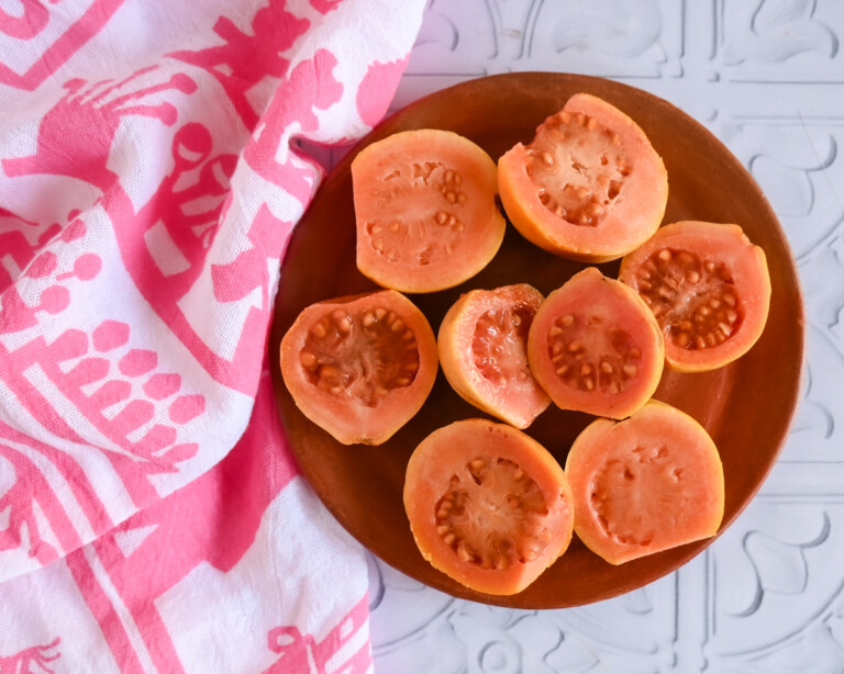 Atole de Guayaba (Pink Guava Atole)