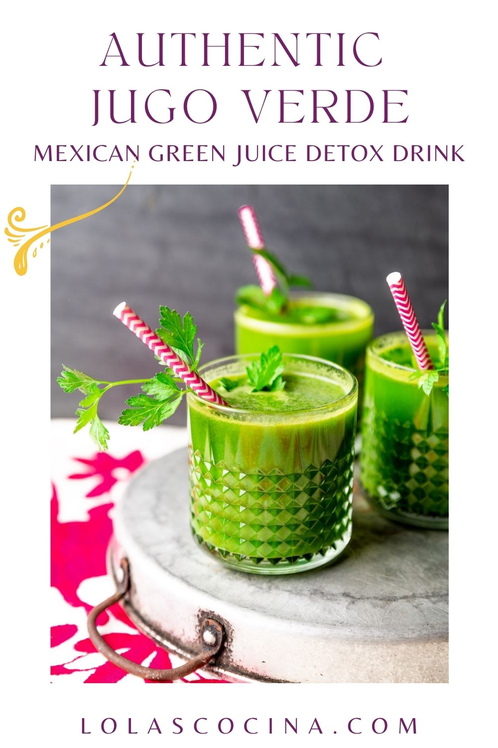 Easy 5-Minute Jugo Verde (BEST Mexican Green Juice)