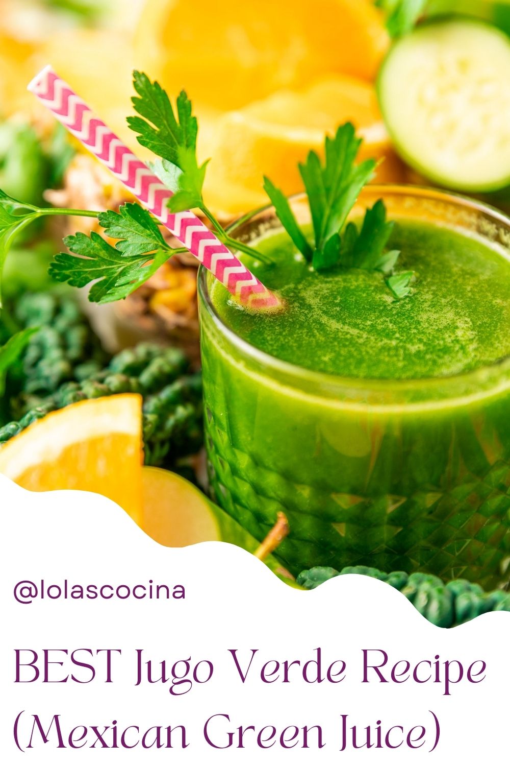 Easy 5-Minute Jugo Verde (BEST Mexican Green Juice)