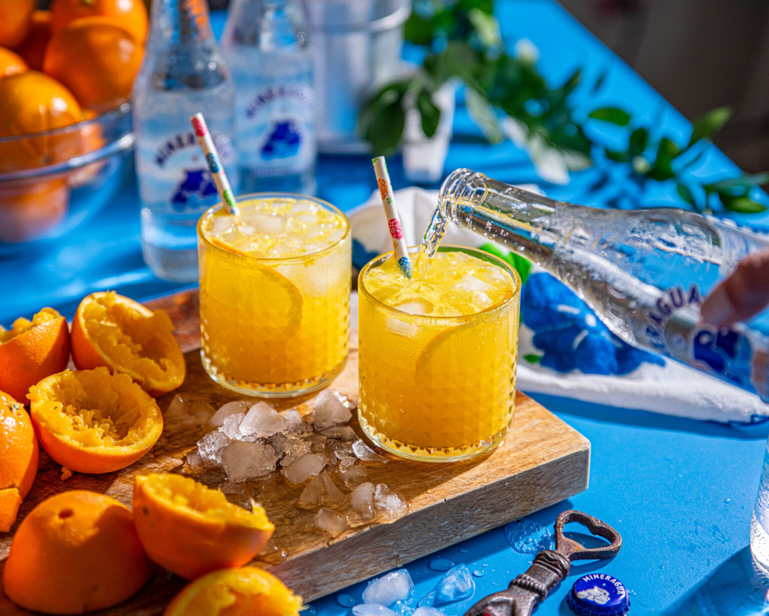 Naranjada (Sparkling Orange Agua Fresca)