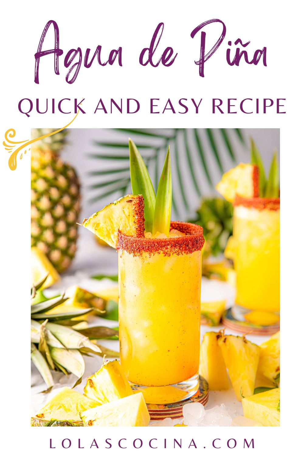 How to Make Agua de Piña (Best Pineapple Agua Fresca) - Lola's Cocina