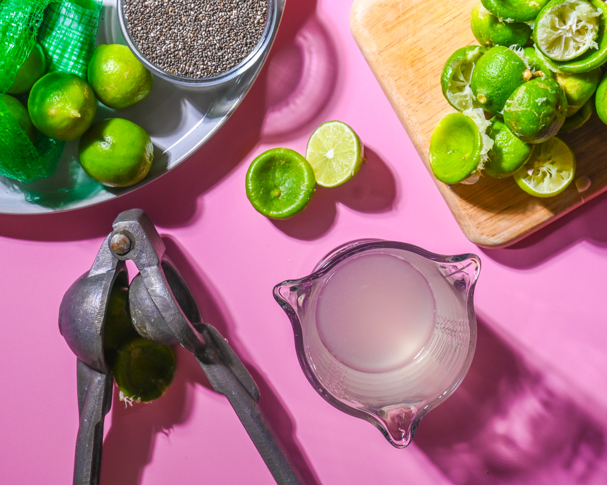 Agua de Limón con Chía (BEST Lime Agua Fresca with Chia)
