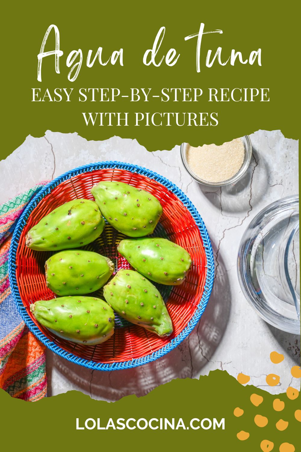 How to Make Agua de Tuna Verde (Green Prickly Pear)