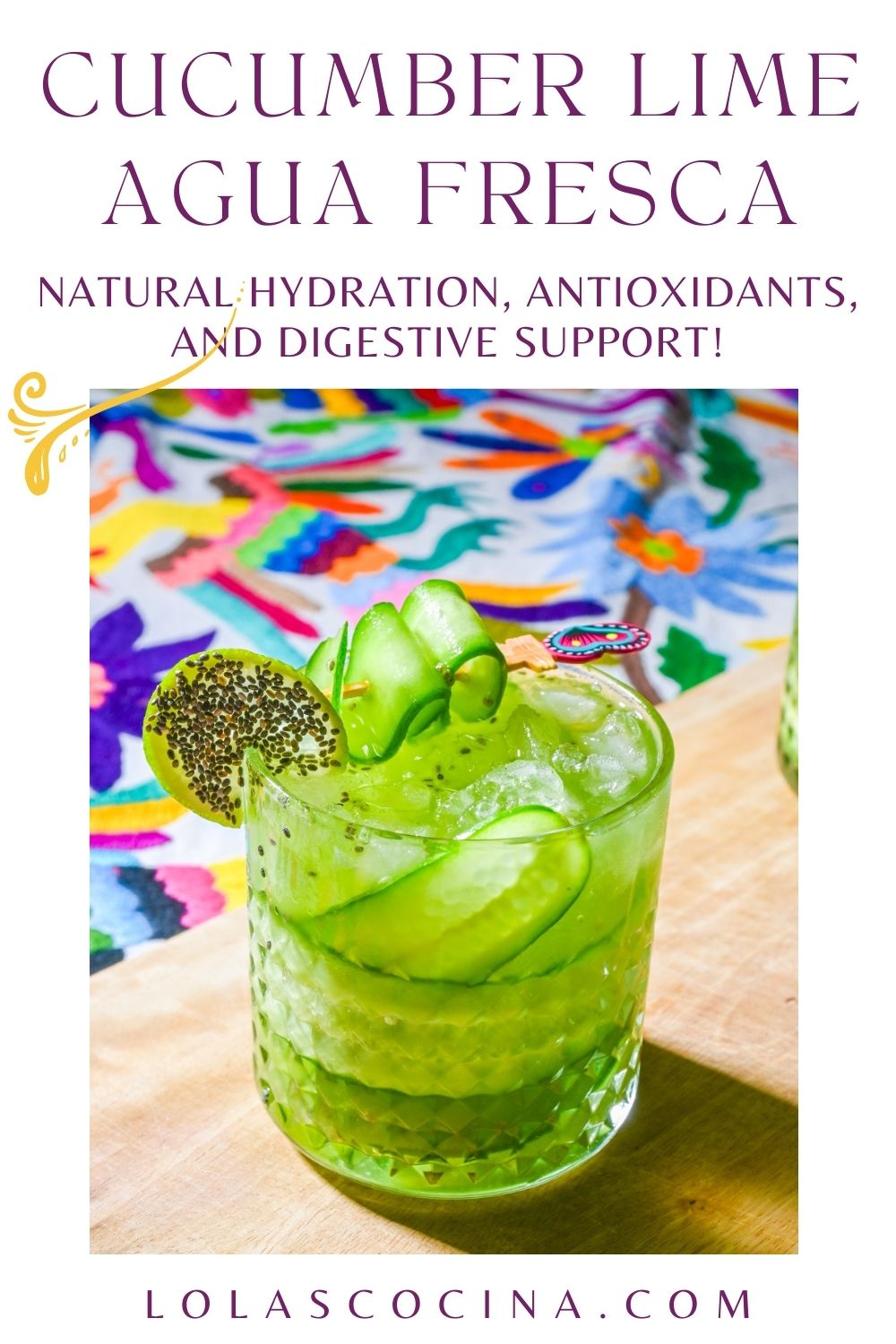 How to Make the Best Agua de Limón y Pepino with Chia